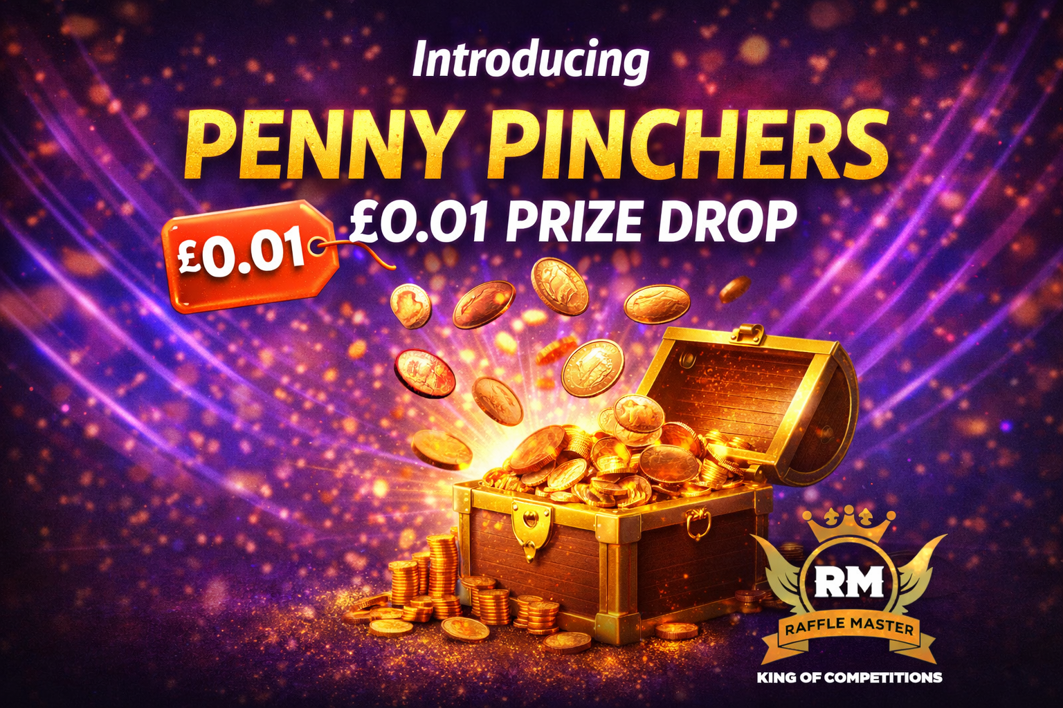 Introducing Penny Pinchers – The £0.01 Prize Drop from Raffle Master ...